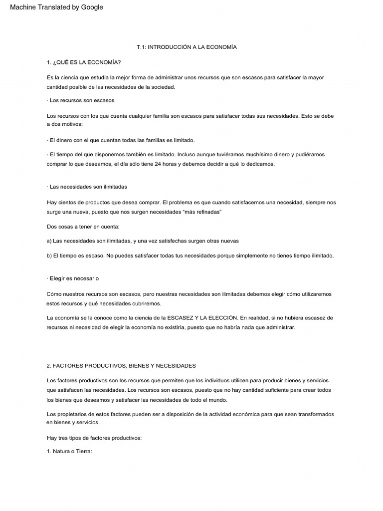 Economia | PDF | Business | Mercado (economía)