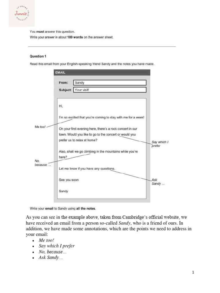 Writing For PET B1 | Download Free PDF | Brainstorming | Human ...