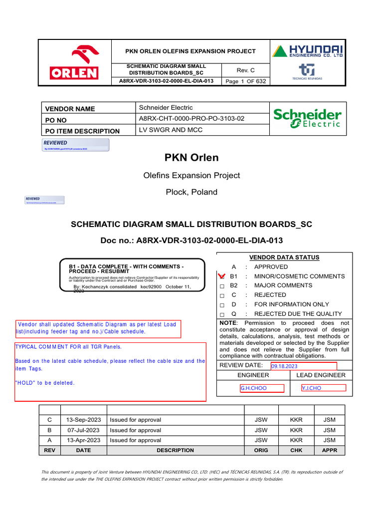 PKN Orlen Olefins Project Schematic Diagram | PDF