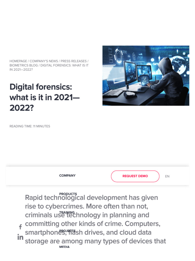 Digital Forensics: Process, Tools, and Types | PDF | Computer Forensics ...