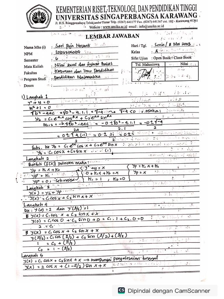 6A 105 Seri Puja Novanti UTS | PDF