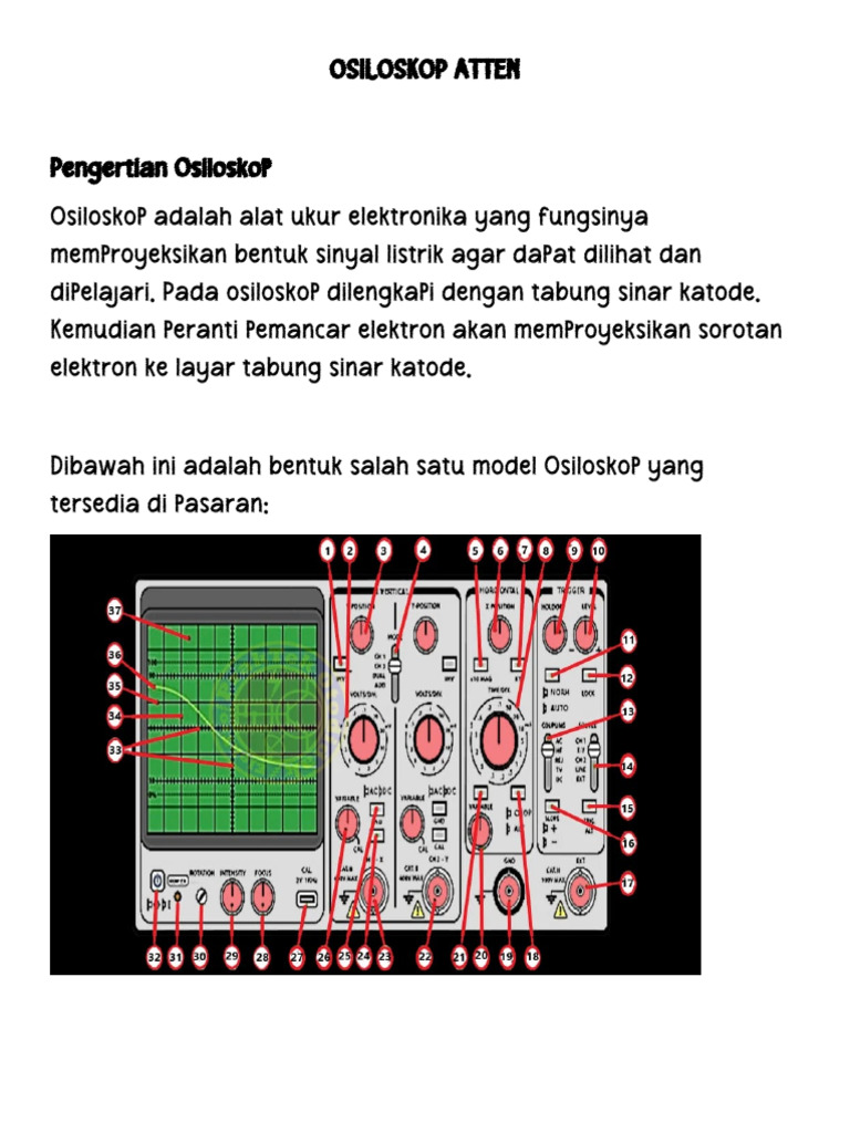 Osiloskop Atten-1 | PDF