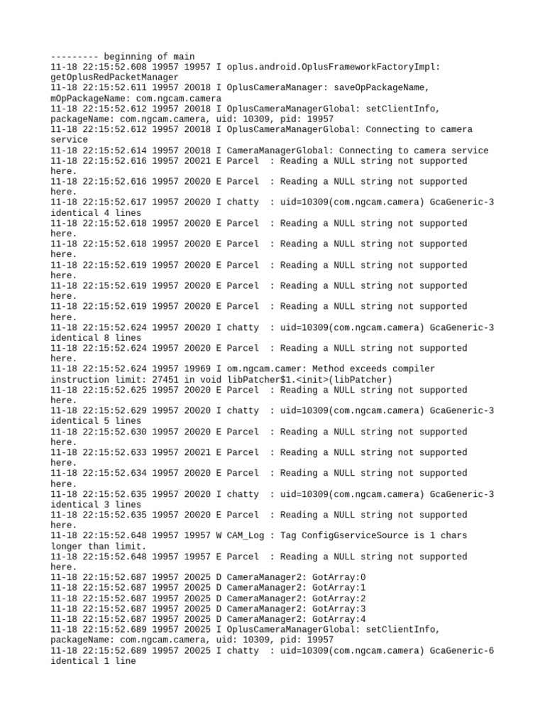 Log Cat 1700320552556 | PDF | Software Engineering | Computer Science