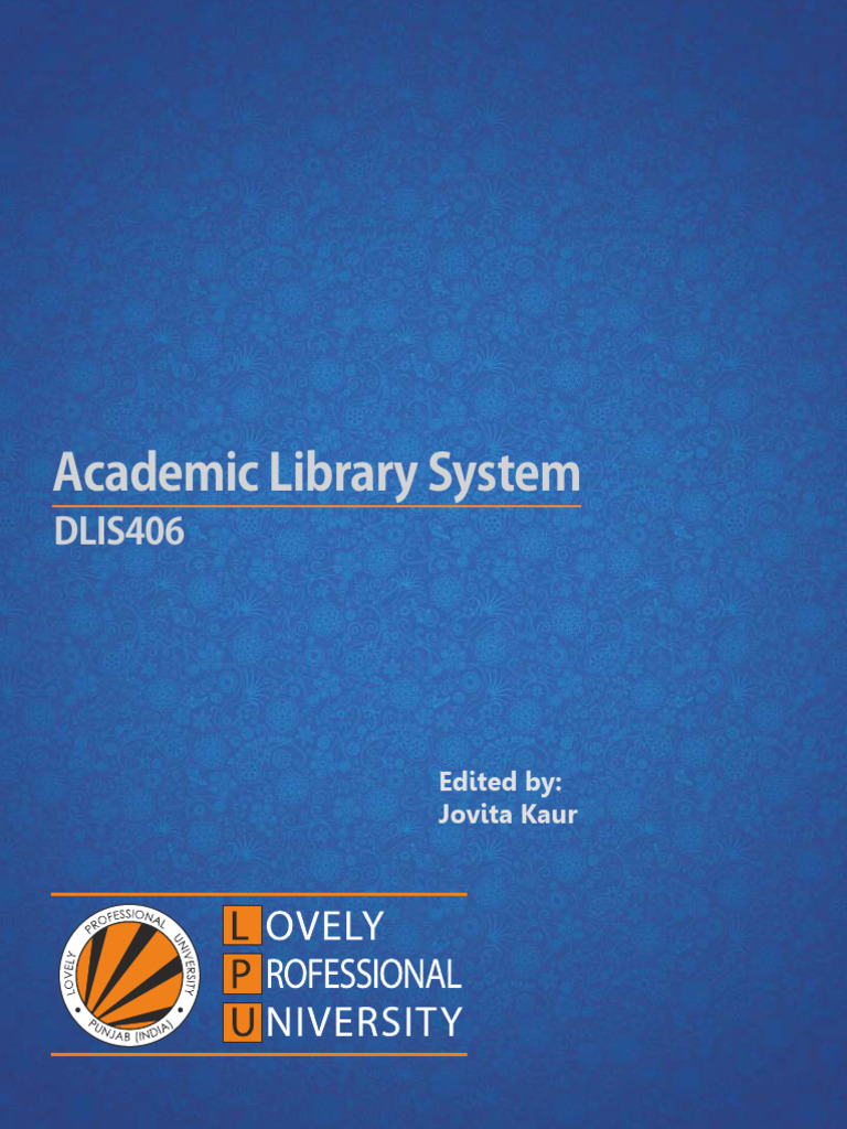 Dlis406 Academic Library System | PDF | School Library | Libraries