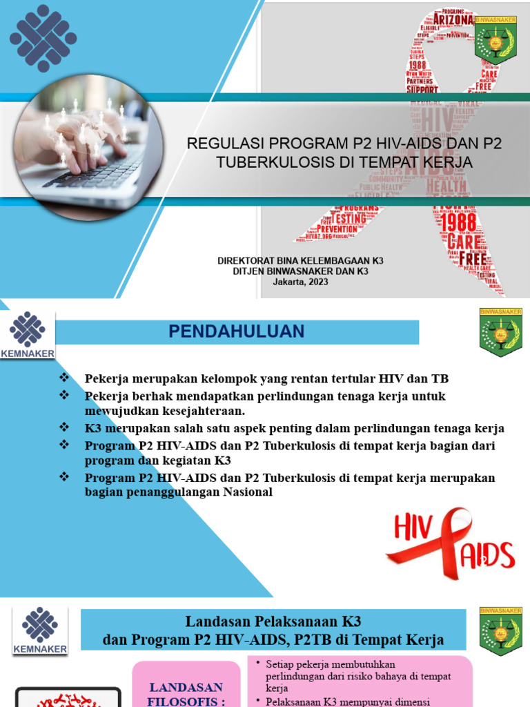 Regulasi p2 Hiv-Aids Dan TB Di Tempat Kerja Versi 2 | PDF