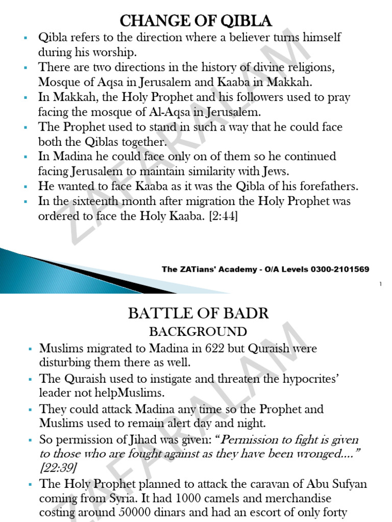 Battle of Badr | PDF | Life Of Muhammad | Muhammad