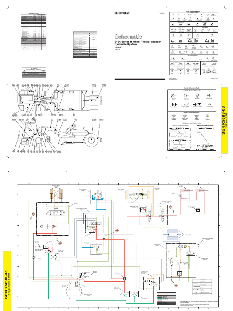615C 2XG02303 Esquema Hidraulico | PDF | Valve | Pump
