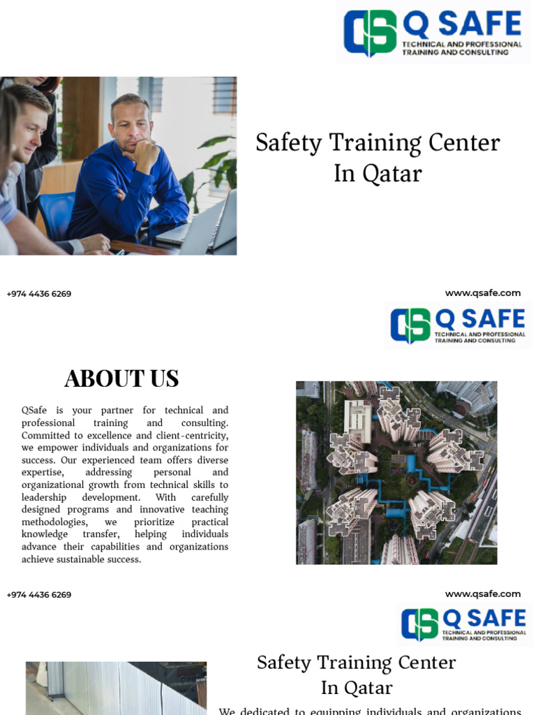 Safety Training Center in Qatar QSAFE PDF | PDF | Business | Economies