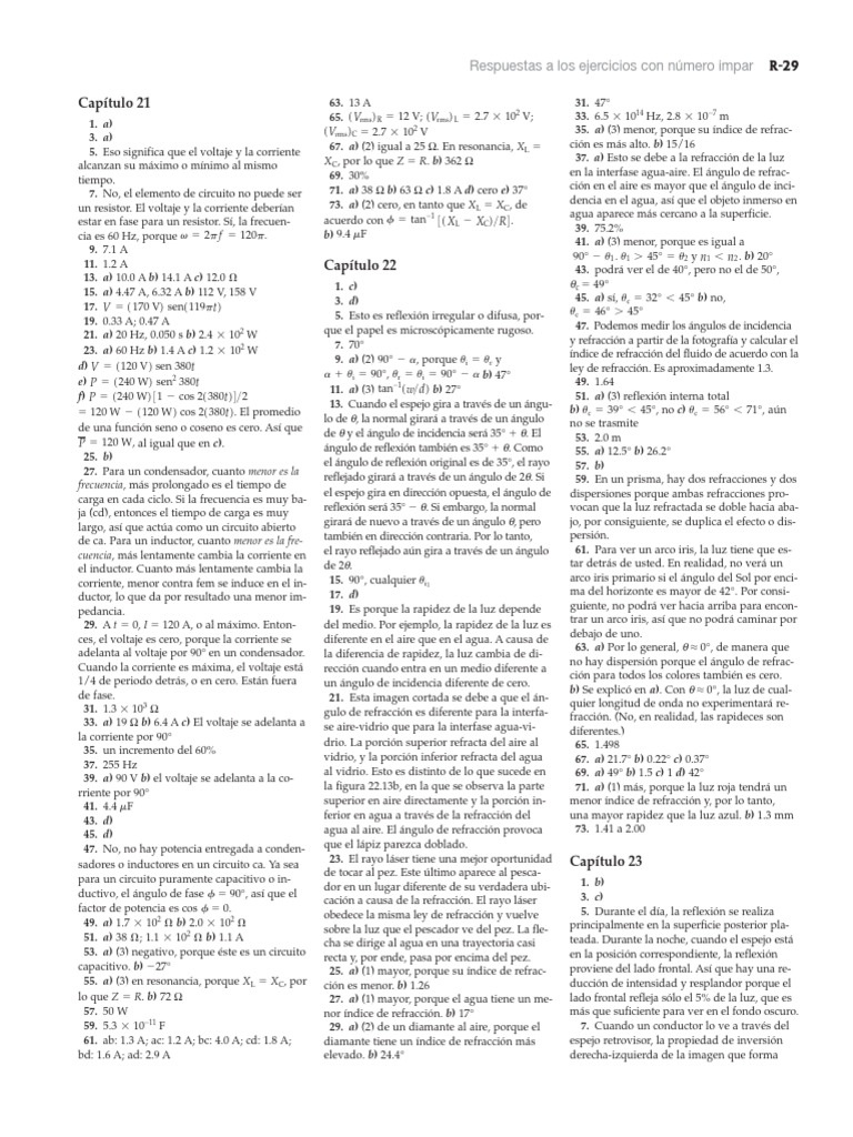 Impar | PDF | Refracción | Arco iris