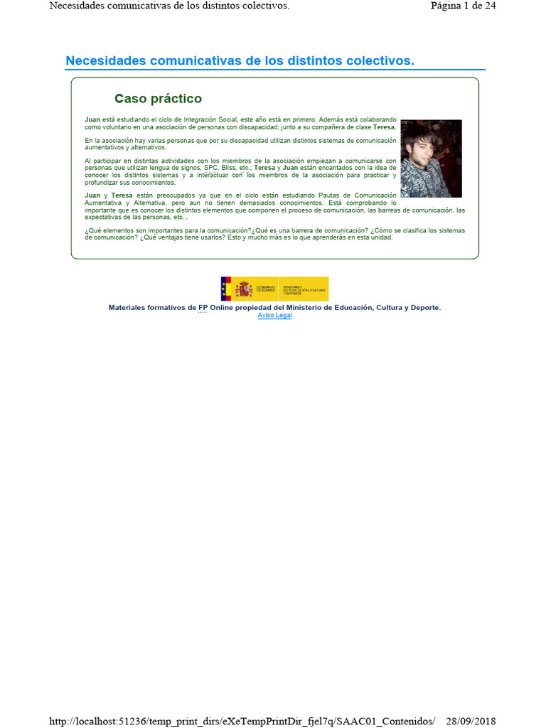 Saac 1 | PDF | Comunicación | Comunicación no verbal