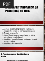 Rubriks Sa Pagtatalumpati | PDF