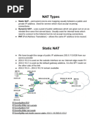 NAT Address Types Quiz | PDF