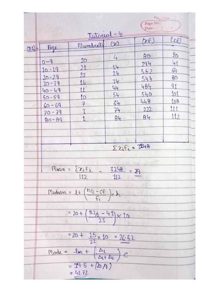 TDM Tutorial 4 | PDF