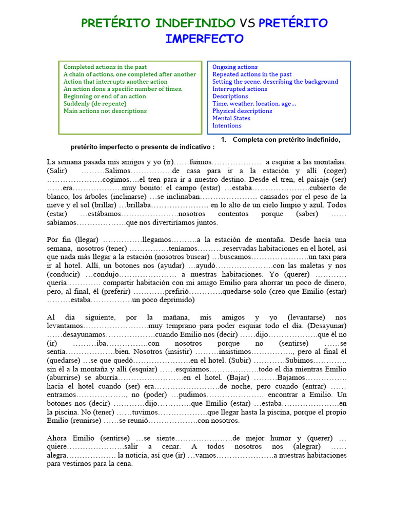 Pret Ind Pret Imp | PDF | Artes del Lenguaje y Comunicación