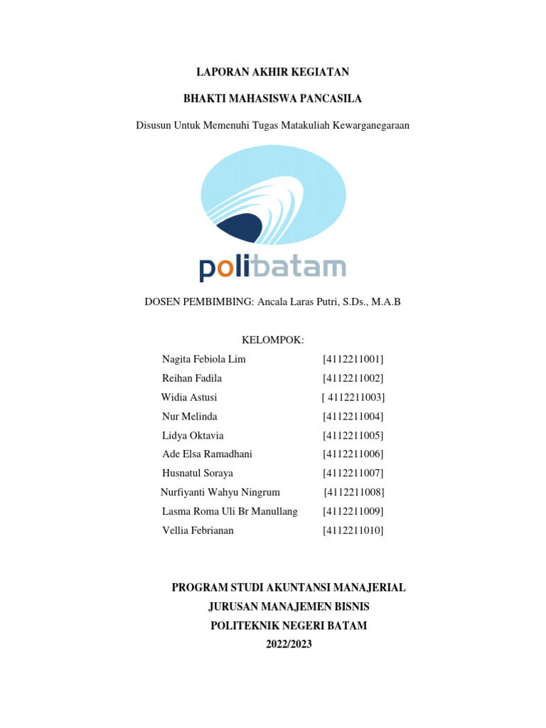 Laporan Bakti Sosial Panti Asuhan 2023 | PDF | Ilmu Sosial ...