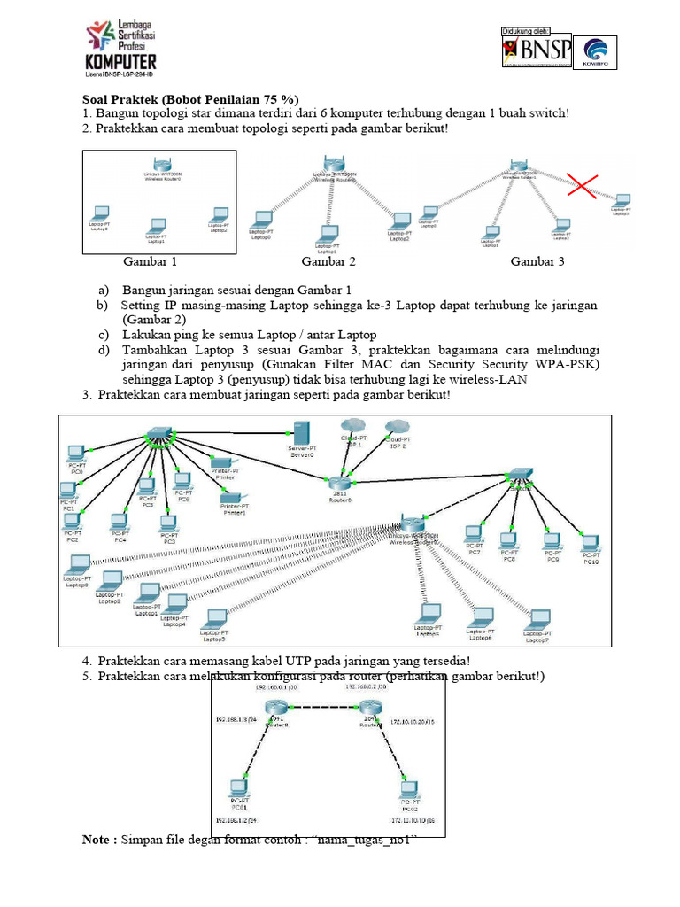 Rancang Bangun Jaringan Komputer LAN/WLAN | PDF | Komputer