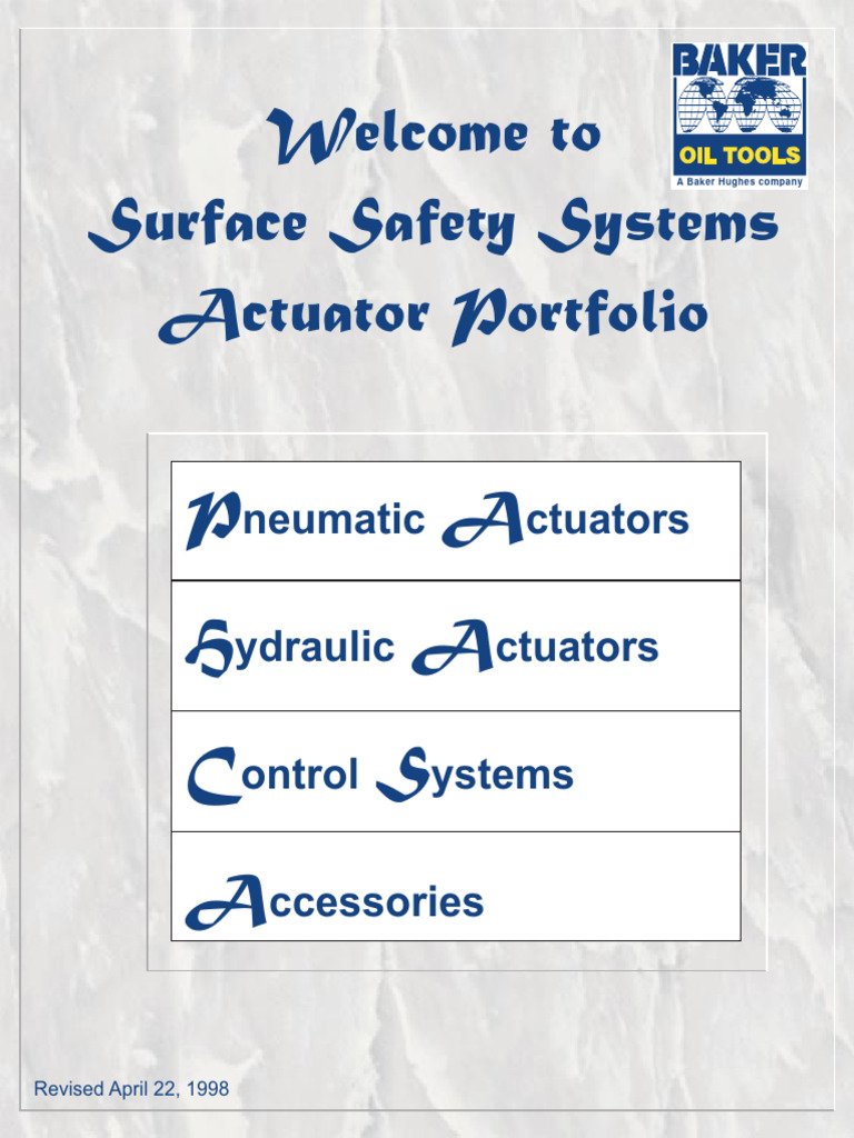 Actuator Portfolio | PDF | Valve | Actuator