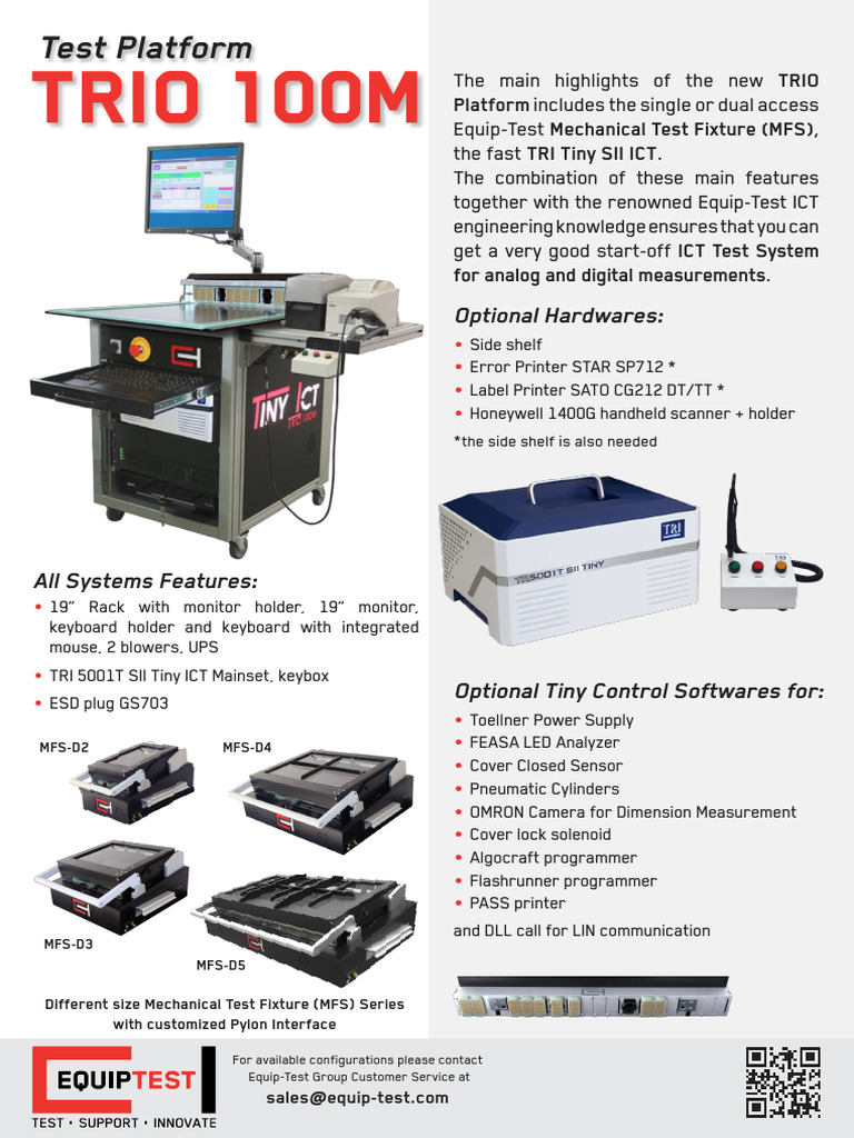 TRIO Test System-1 | PDF | Switch | Computer Keyboard