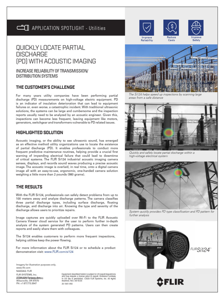 FLIR Si124: Efficient PD Detection Tool | PDF | Electrical Engineering ...