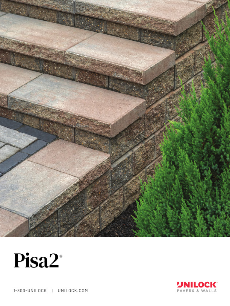 2021 Pisa 2 Cut Sheet - Unilock | PDF | Building Engineering | Civil ...