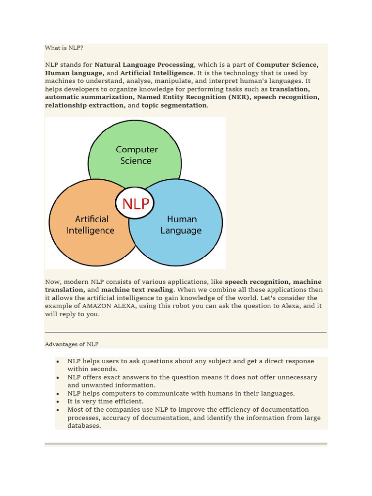 NLP | PDF | Speech Recognition | Parsing