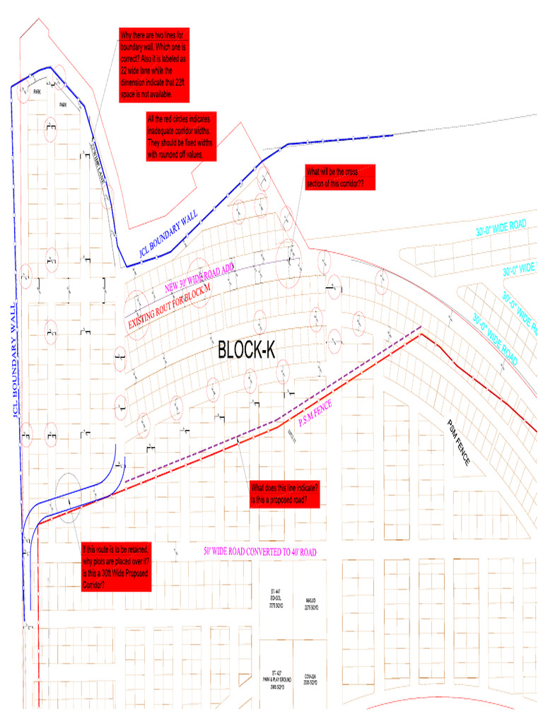 Block K Layout | PDF