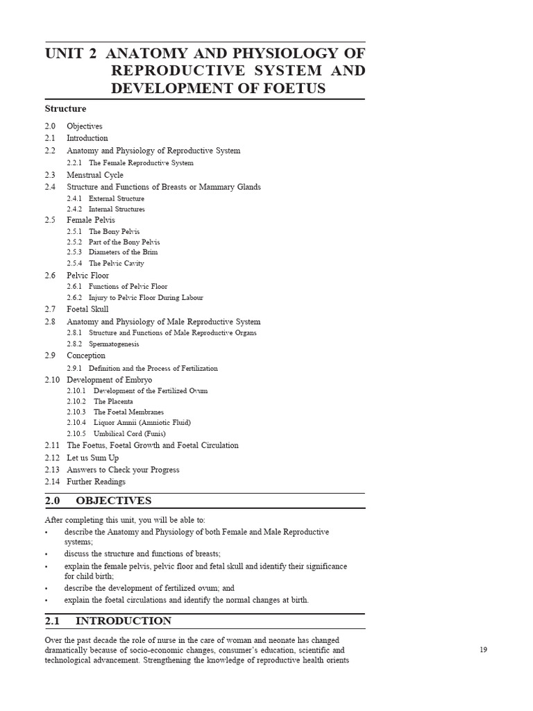 Anatomy and Physiology of Reproductive System | PDF | Menstrual Cycle ...