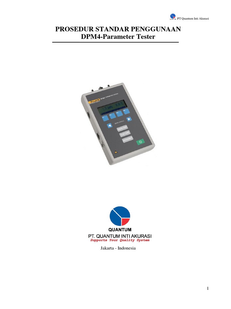 Fluke Biomedical - DPM4 | PDF