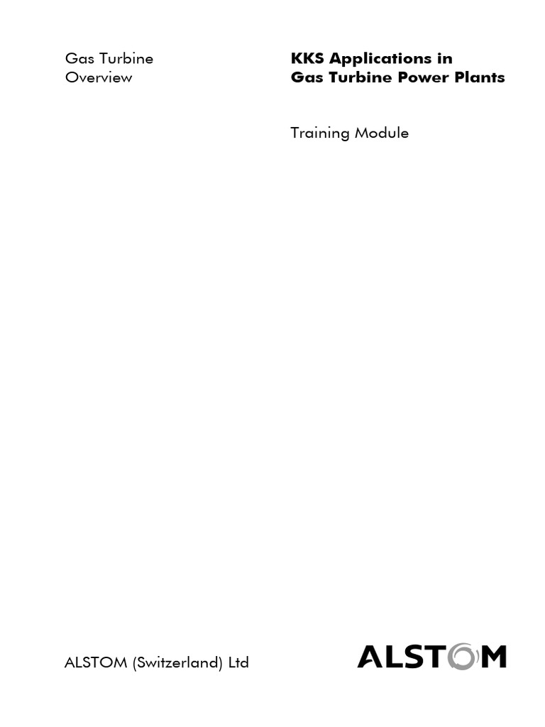 220186enc KKS Applications in Gas Turbine Power Plants | PDF | Power ...
