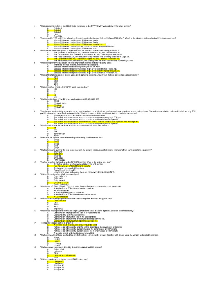 Multiple Choice 2 Pdf