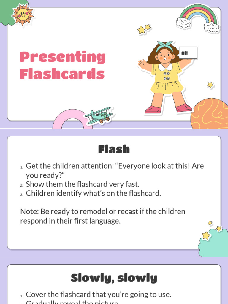 Teaching Flashcards and Games | PDF | Flashcard