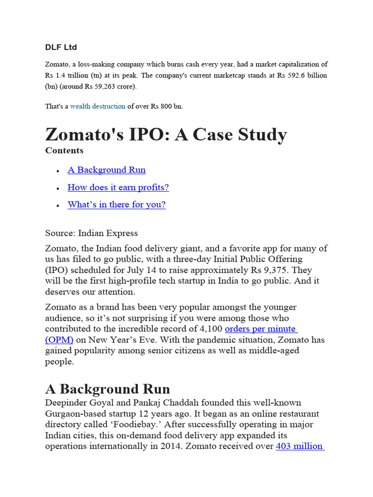 Share Market Case Study | PDF | Initial Public Offering | Business