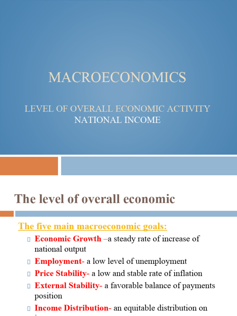 #1 National Income | PDF | Gross Domestic Product | Business Cycle