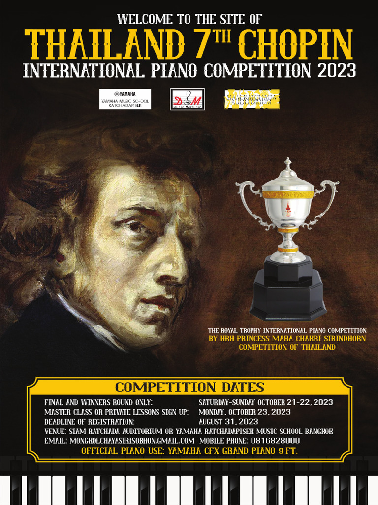 The 7 TH Chopin International Piano Competition 2023 | PDF | Frédéric ...
