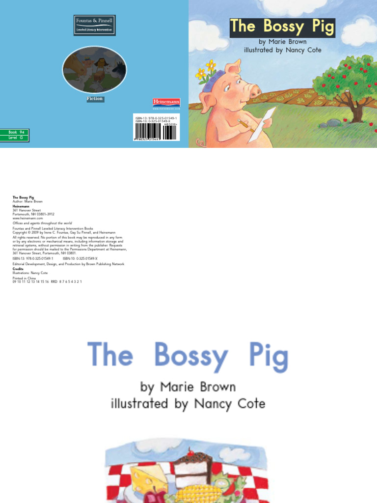 The Bossy Pig 5 | PDF | Animals And Humans | Mammals