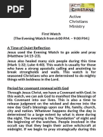 Eight Prayer Watch Printables PDF | PDF | God The Father | Jesus