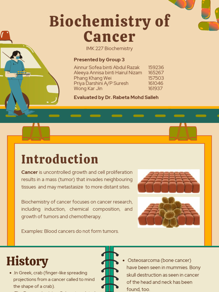 Biochemistry of Cancer | PDF | Cancer | Radiation Therapy