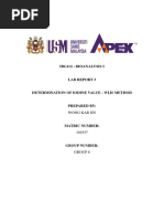 Analysis of Oils - Determination of Peroxide Value | PDF