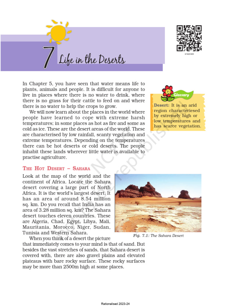 Social Science Class 7th Chapter Summary. | PDF | Sahara | Desert