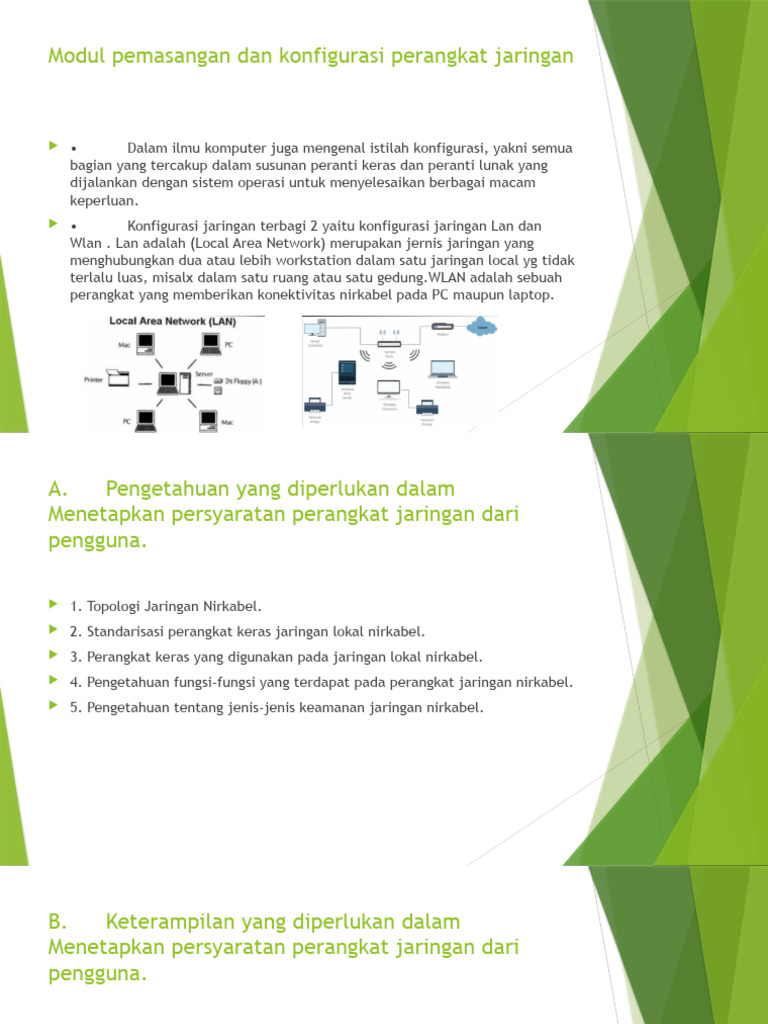 Modul Pemasangan Konfigurasi Perangkat Jaringan | PDF