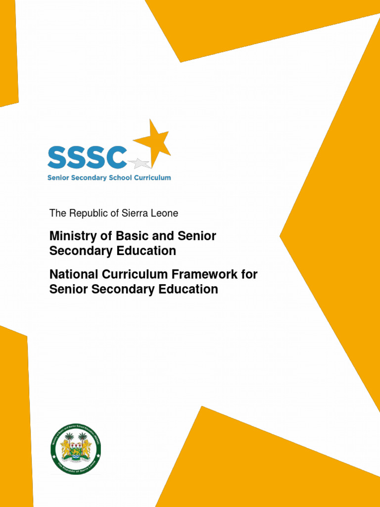 National Senior Secondary Curriculum Framework | PDF | Curriculum | Science