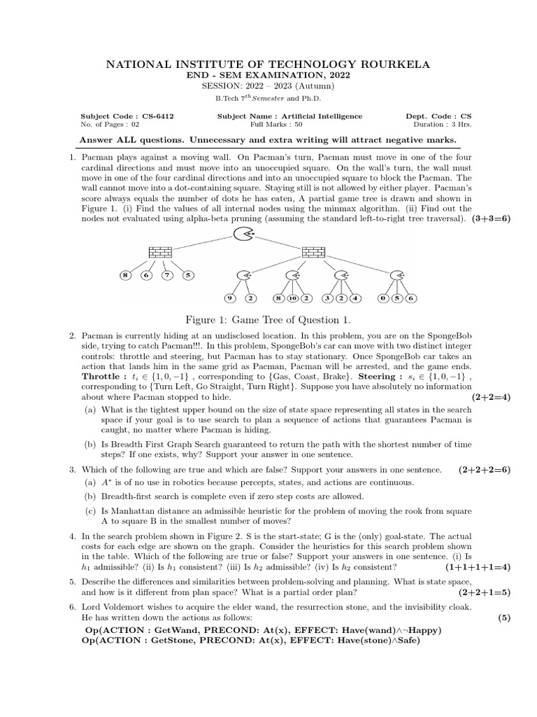 Ai2022 End Merged | PDF | Mathematical Logic | Applied Mathematics