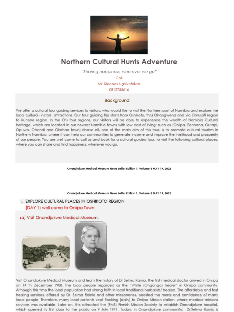 Northern Namibia Cultural Tours Guide | PDF | Religion & Spirituality