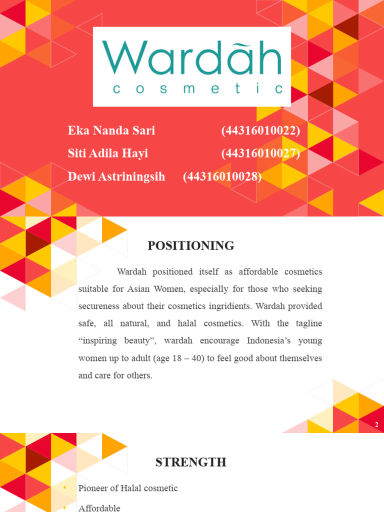 Wardah: Affordable Halal Cosmetics | PDF | Cosmetics | Domestic Implements