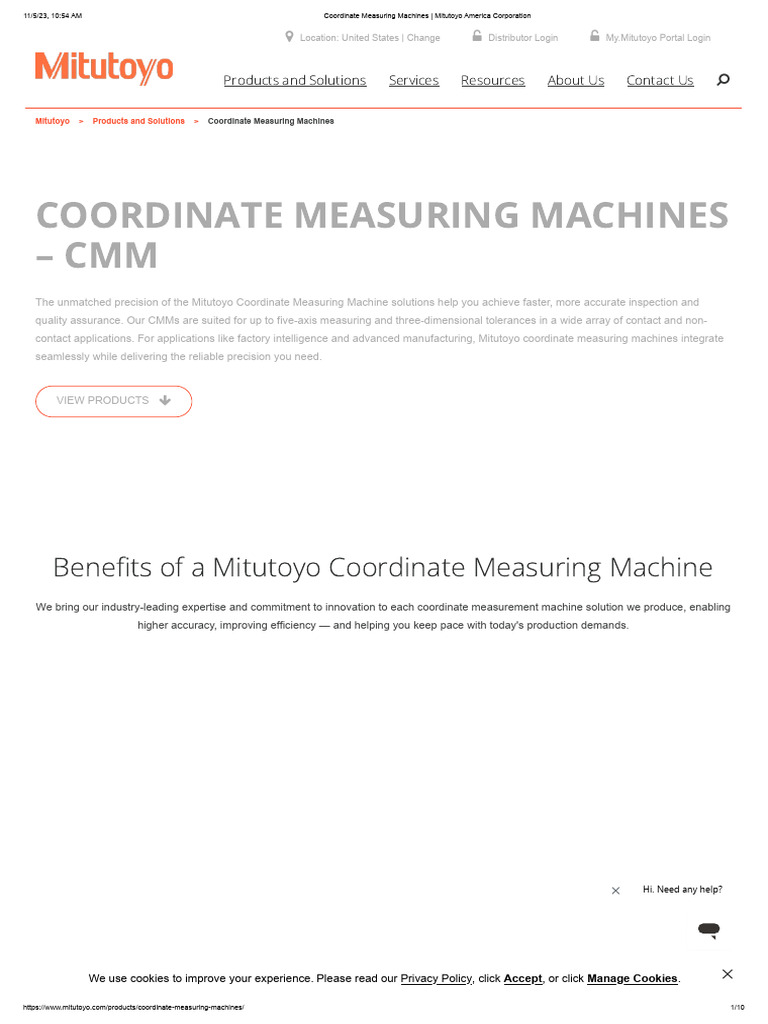 Coordinate Measuring Machines - Mitutoyo America Corporation | Download ...