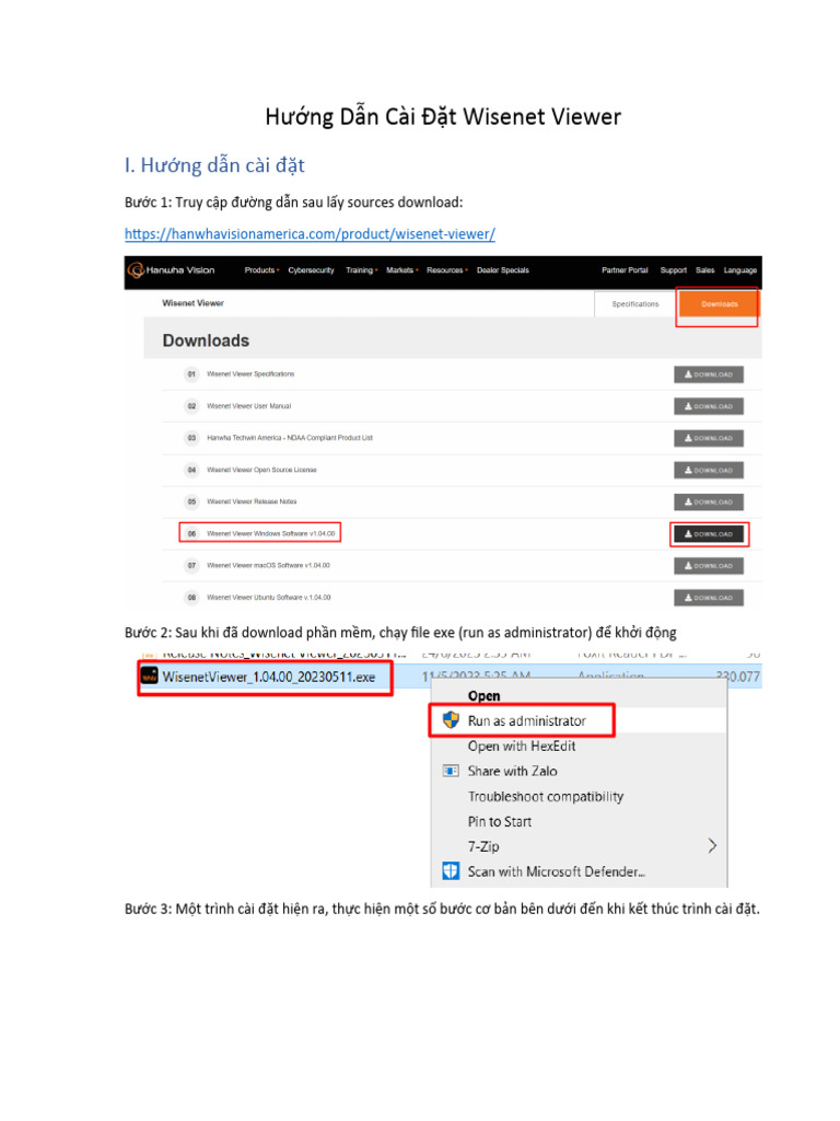 Wisenet Viewer | PDF
