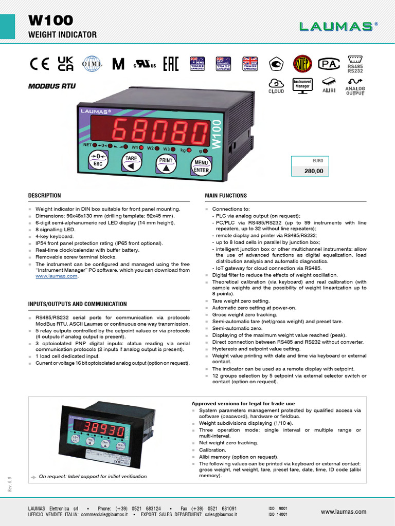 W100 Prices en | PDF | Programmable Logic Controller | Manufactured Goods