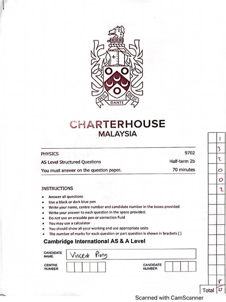 Physics Waves TMA | PDF