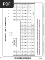 AQA GCSE Chemistry Periodic Table Insert | PDF | Chlorine | Periodic Table