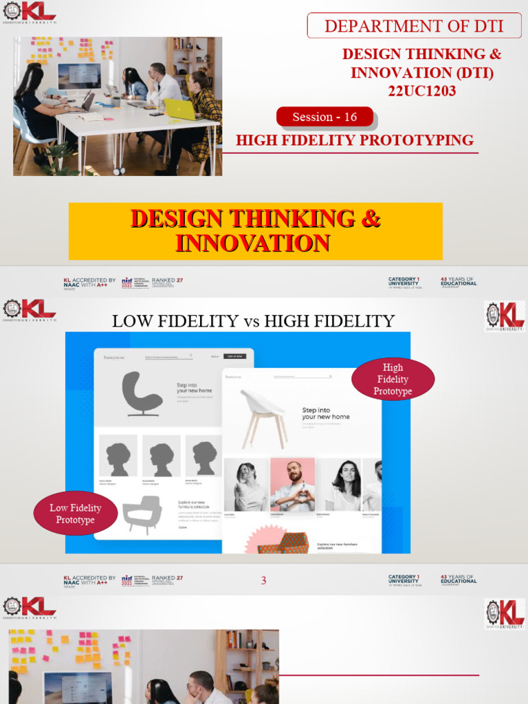 High-Fidelity Prototyping in Design | PDF | Prototype | User Interface